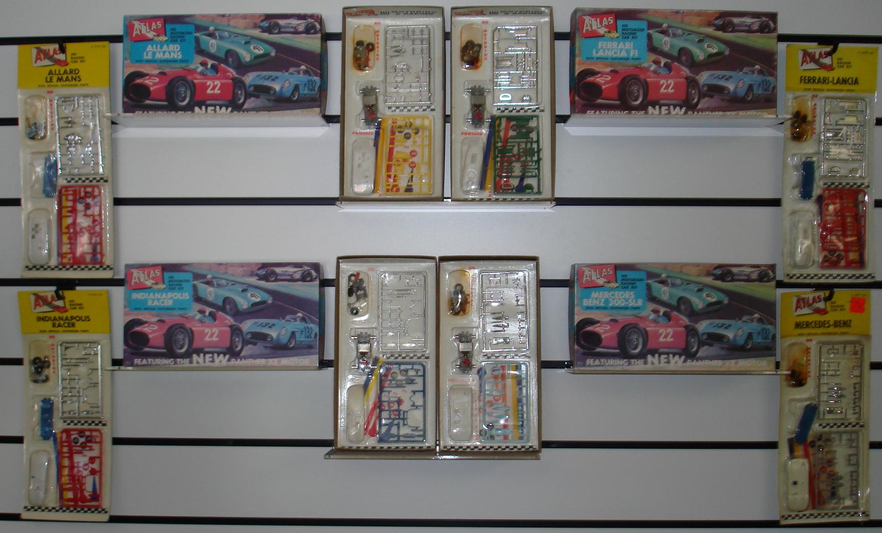 ATLAS HO SLOT CAR RACING NOS KIT COLLECTION INDIANAPOLIS FERRARI LEMANS ...